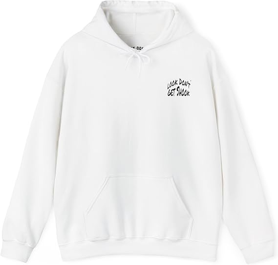 Look Don't Get Shook, Motorcycle Theme, Pullover Hoodie Sweatshirt, Mo